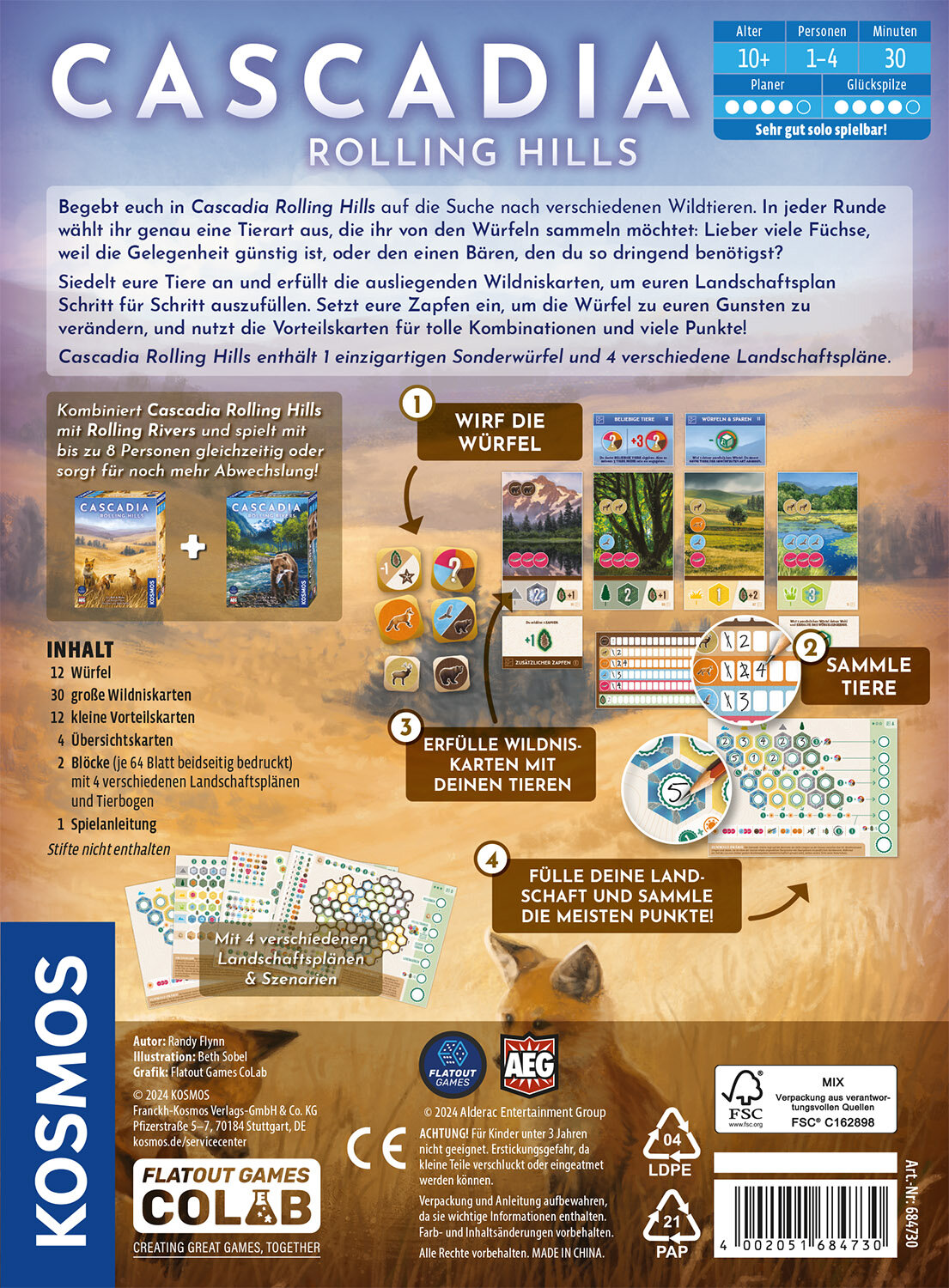 Spielladen Spielbude.ch. Cascadia - Rolling Hills